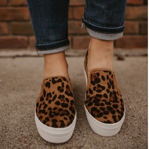 Shoes | Leopard Slip On Sneakers | Poshmark
